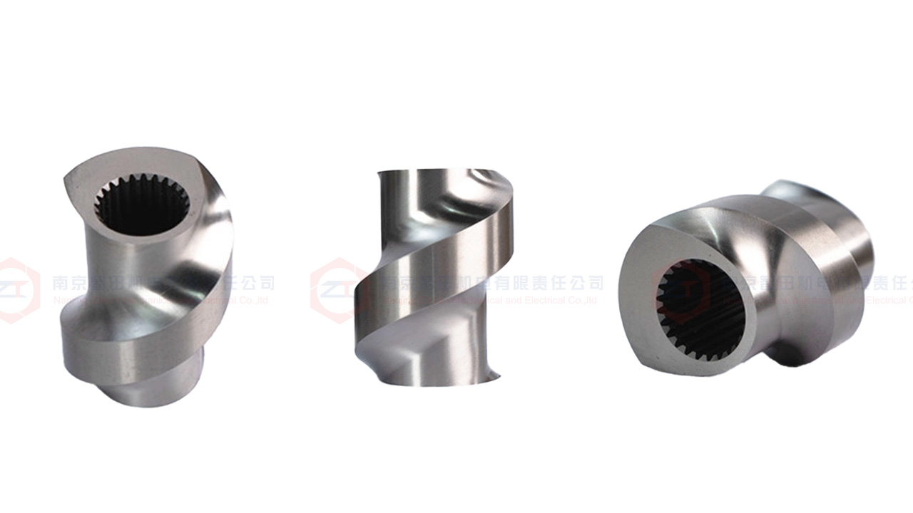 German Quality Double Screw Extruder Parts Components Twin Screw ...